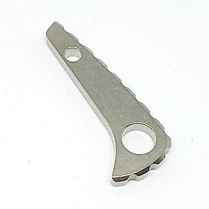 1* Silver Anodized Titanium Back Spacer for Spyderco Paramilitary 2 (C81)