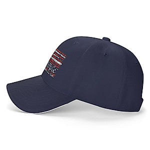 We-The-People-1776-Vintage-Usa-Flag Baseball Cap Adjustable Sandwich Cap Sandwich Cap Dad Hat Navy Blue