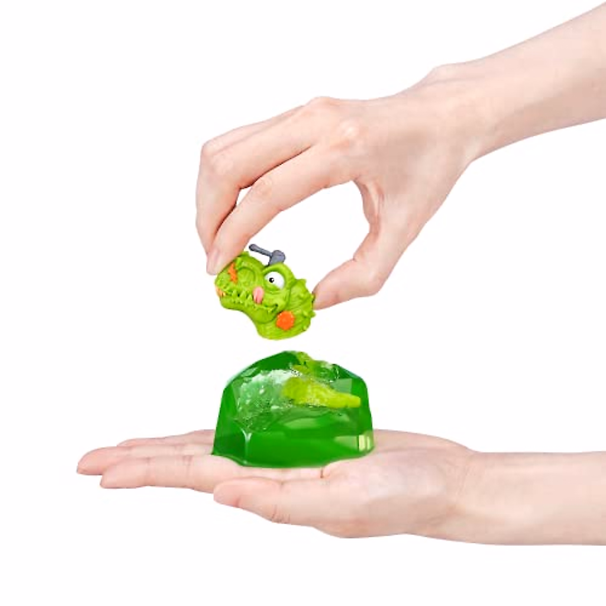 Smashers Mini Jurassic Light Up Dino Egg (T-Rex) by ZURU Collectible Egg, Volcano Slime, Fossil Toy, Dinosaur Toys, T-Rex Toy for Boys and Kids