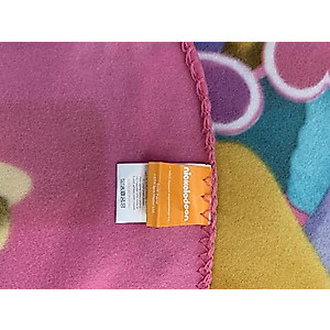 Paw Patrol Skye PP with Stars Pink Throw Blanket