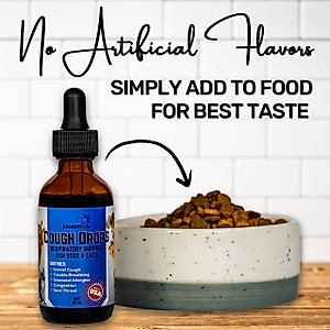 Dog Cough Treatment - Kennel Cough Treatment - Dog Allergy Relief - Itch Relief - Wet & Dry Cough Suppressant - for Dogs & Cats - XanderPets USA 1200 Drops