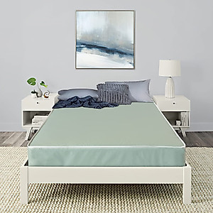 Treaton, 8-Inch Firm Double Sided Tight top Waterproof Vinyl Innerspring Mattress, Queen