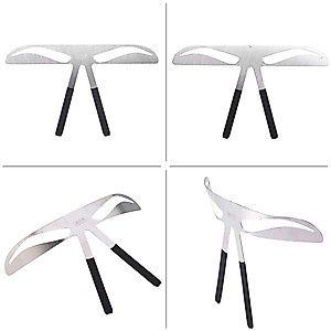 Eyebrow Ruler Eyebrow Stencil Permanent Eyebrow Measure Balance Extension Ruler Eyebrow Shaper Eye Brows Guide Grooming Eyebrow Shape Stencil Eyebrow Shape makeup Ruler (classic Eyebrow)