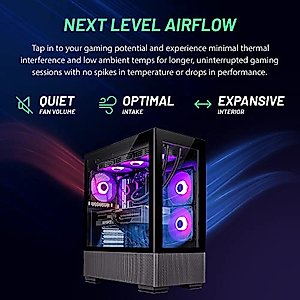 Skytech Gaming PC Desktop – Intel Core i7 12700F 2.1 GHz, NVIDIA RTX 4070 Ti, 1TB NVME SSD, 16GB DDR4 RAM 3200, 750W Gold PSU, 360mm AIO, 11AC Wi-Fi, Windows 11 Home 64-bit,Black