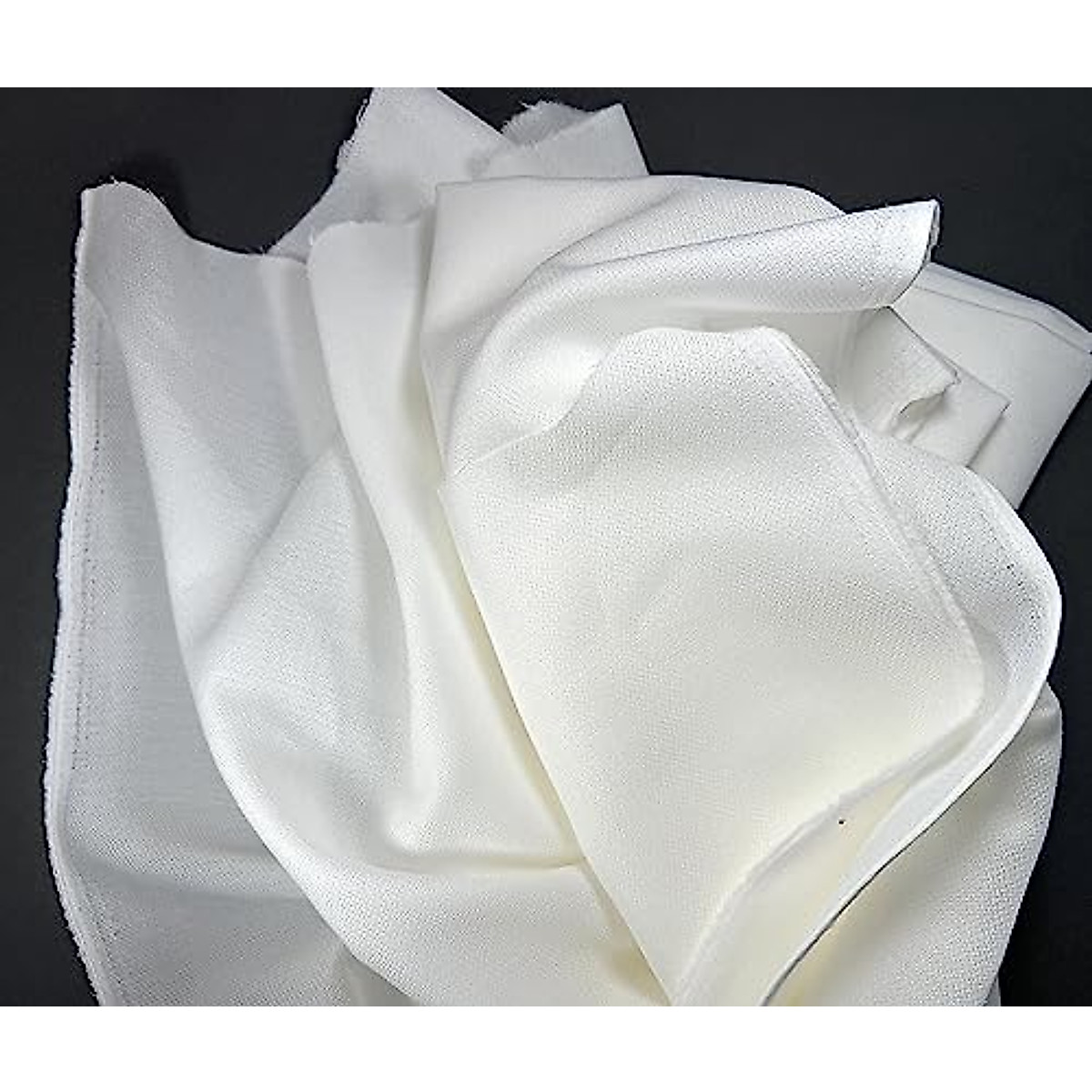 Off White French Woven Tricot Interfacing -Fusible -Medium Weight, 3 Yards x 58" - fusiknit