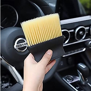 Auto Interior Dust Brush, Car Cleaning Brushes Duster, Soft Bristles Detailing Brush Dusting Tool for Automotive Dashboard Interior, Exterior, Skylight, Leather
