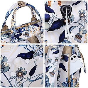 V-COOOL Breast Pump Bag, Cooler and Moistureproof Backpack Double Layer for Working Mom Outdoor, Pump Tote Bag fit Most Breast Pumps