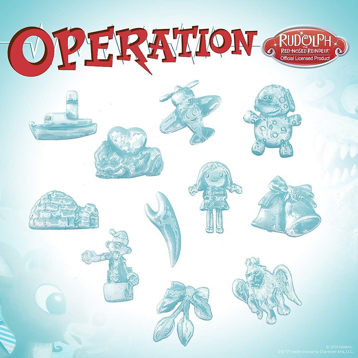 Operation Rudolph The Red Nosed Reindeer | Classic Electronic Board Game | Featuring Bumble The Abominable Snow Monster | Island of Misfit Toys from The Claymation Film