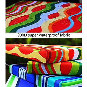 Patio Garden Outdoor Bench Cushion Water-Resistant 47x17x2 Inch Bench Seat Cushion Cushions For Garden Chairs Thickened Sponge Filling Swing Cushion/Rocking Chair Cushions/Patio Loveseat Cushion