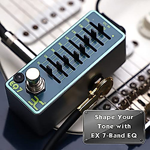 EX 7 Band EQ Equalizer Mini Guitar Pedal