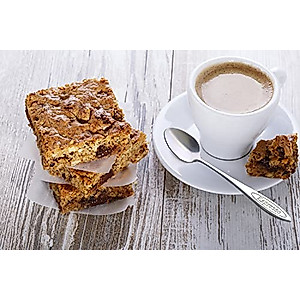 Cuisinox White Porcelain Espresso Cups and Saucers Set, 2 oz., Set of 6