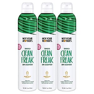 Not Your Mother's Clean Freak Tapioca Dry Shampoo (3-Pack) - 7 oz - Refreshing Dry Shampoo Instantly Absorbs Oil - Hair Essentials for All Hair Types