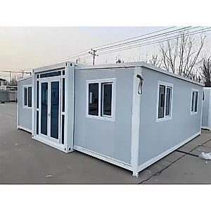 Portable Prefabricated Villa 20ft, 30ft, 40ft Foldable Container Homes with Fast Installation - Enjoy The Comforts of Home Anywhere