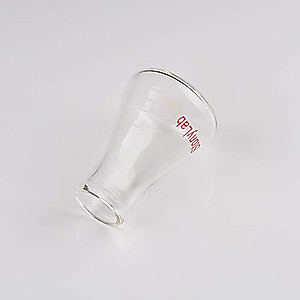 stonylab 1-Pack Glass 50 ml Heavy Wall Narrow Mouth Erlenmeyer Flasks with Heavy Duty Rim - (50ml Fits with StonyLab 4# Rubber Stopper)