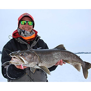 Northland Fishing Tackle Buck-Shot Ice Fishing Rattle Spoon, Purple Wonder, 3/4 Oz, 1/Cd