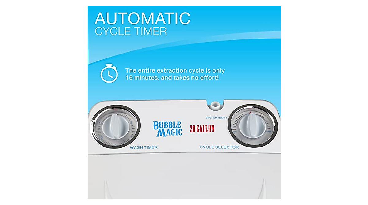 Bubble Magic 20 Gallon Washing Machine + 5 Bag Kit