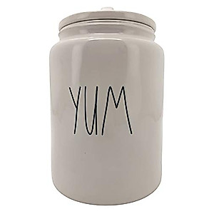 Rae Dunn by Magenta Large Letter YUM Canister Artisan Collection