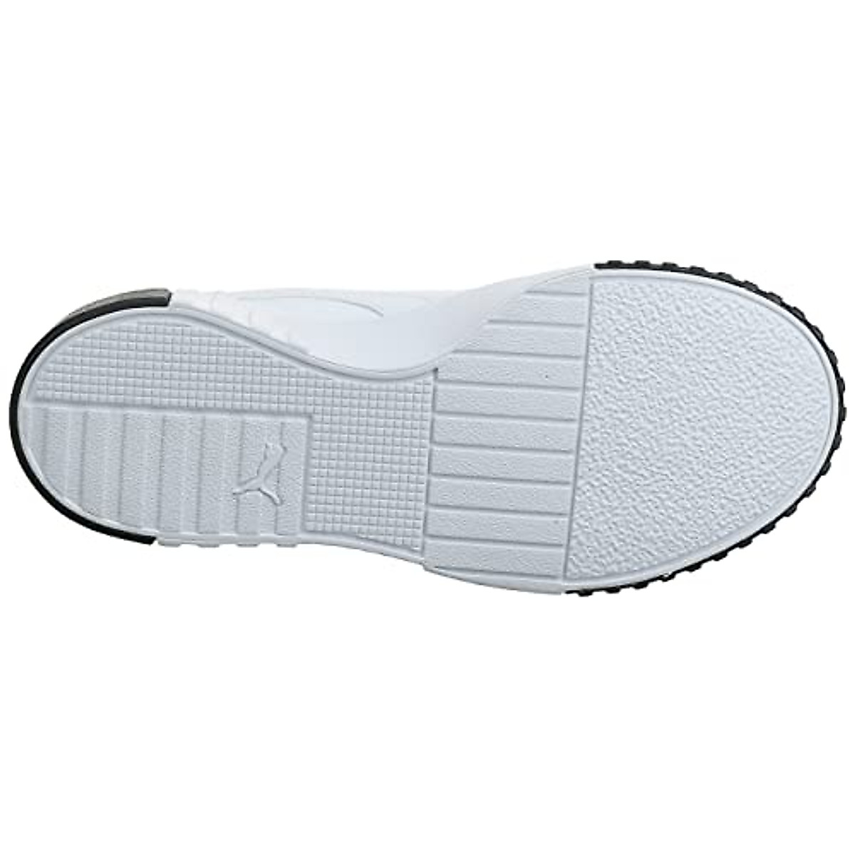 PUMA Women's CALI Sneaker White Black, 9 M US
