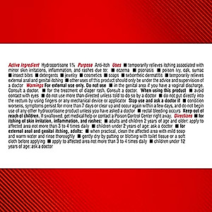 Cortizone 10 Maximum Strength Anti-Itch Cream with Soothing Aloe, 1% Hydrocortisone Creme, 2 oz.