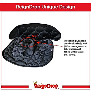 ReignDrop Piddle Pad Car Seat Protector for Toddler and Baby Potty Training – Waterproof Car Seat Pee Pad – Reusable Liner – Soft Velvet Exterior – Non-Slip Back – with Wash Bag – Machine Washable