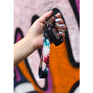 Doooze Wristlet Keychain, Wrist Lanyard Key Chain, Car Keychain Hand Strap, Cell Phone lanyards Key Chain Holder