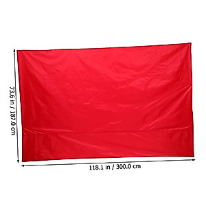 YARNOW Outdoor Swings 1pc Outdoor Tent Protective Red Patio Carport Canopy Pool Lawn Shade Garden Block Yard Net Deck Screen Greenhouse Tarp Fabric Cover Shelter Backyard Outdoor Pergola