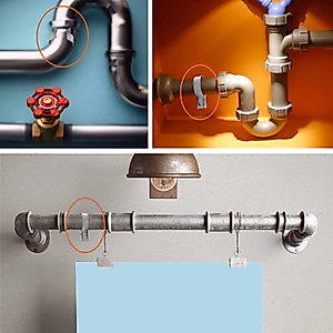 Wdwlbsm 16 Pcs Brace Bands Chain Link Fence, Galvanized Steel Chain Link Brace Band Use for 1-7/8" Outside Diameter Post/Pipe, Gate, Fences Panels