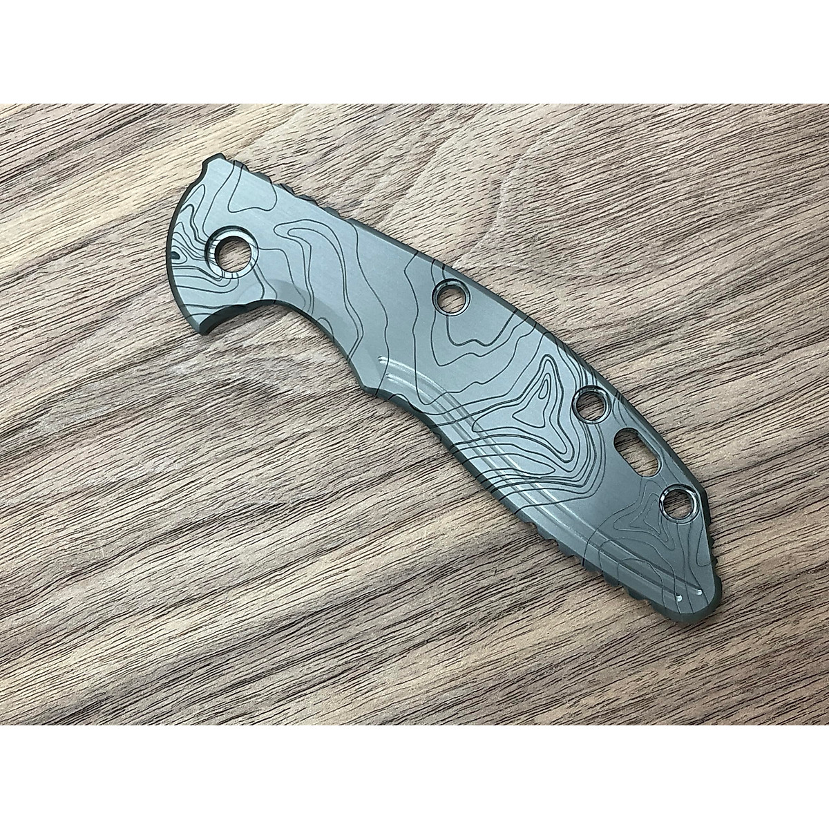 TOPO engraved Black Zirconium scale for XM-18 3.5 HINDERER