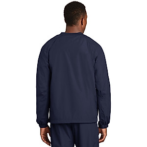 Sport-Tek V-Neck Raglan Wind Shirt 2XL True Navy