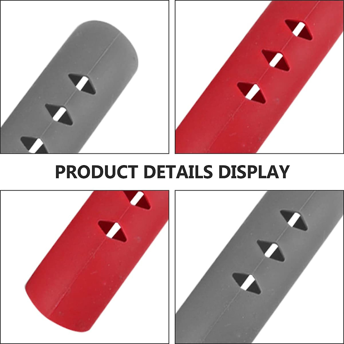 BESTonZON 8Pcs Silicone Pot Silicone pan Ear Pot Handle Grips Pot Handle Sleeve Ear Cover Rubber