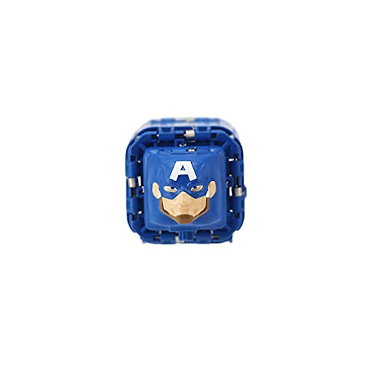 MARVEL Avengers Battle Cubes 2-Pack, Captain America VS Black Panther, Unleash Power, Launch Attack, 2 Cubes & 6 Tokens, RPS Auto-Battle System, Battle Cube APP, Collectible Pocket-Sized Game, Ages 5+