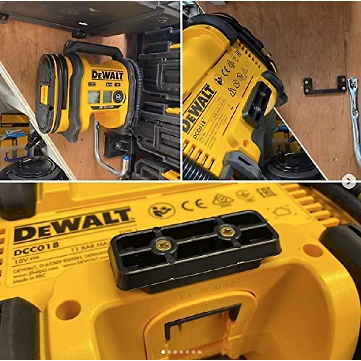 StealthMounts Cleat 'n' Feet Mounting System (4 Pack) | Tool Box Storage System | Mount Anywhere | Compatible with Milwaukee Packout