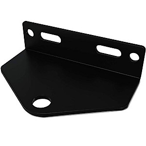 Universal Zero Turn Lawn Mower Trailer Hitch 5 Inch Heavy Duty Steel - Including Installation Hardware (Black)