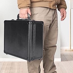 Graded Card Storage Box with Coded Lock, 120 BGS SGC PSA Graded Card Storage Box Sports Card Slab Case Waterproof Display Trading Card Case,Easy to Carry(3 Slots No Card)