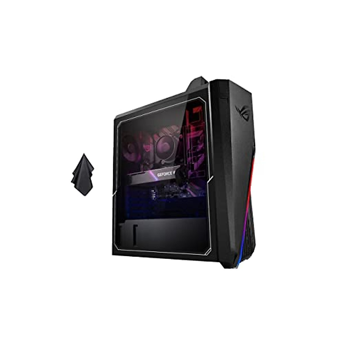 Asus ROG Strix G15 Gaming Desktop, Intel 11th Generation Core i7-11700KF Processor, NVIDIA GeForce RTX 3080 10GB GDDR6, HDMI, WiFi, Windows 10, Black (32GB RAM | 512GB SSD + 2TB HDD)