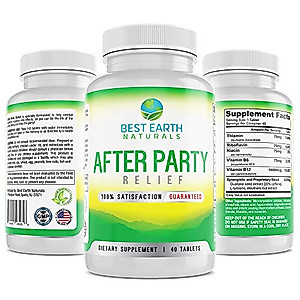 After Party - with B Vitamins, Guarana Seed Extract, L-tyrosine and More for Better Mornings - 40 Count
