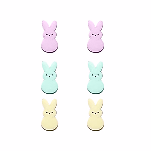 GiaFanyX 3 Pairs Easter Women's Earrings Cute Rabbit Shape Fashion Earrings Jewelry Decoration