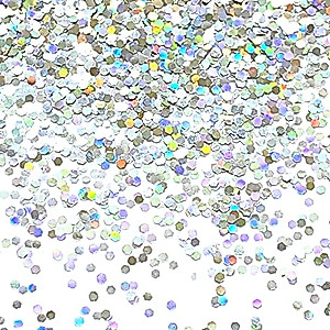 EcoGlimmer "DiscoBall Chunky" Cosmetic Biodegradable Eco Glitter - Plant-Based, Eco-Friendly Glitter Blend for Face, Body, Hair, Nails, and DIY Crafts - 15 Grams (1/2 Ounce)