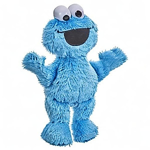 Sesame Street Little Laughs Tickle Me Cookie Monster, Talking, Laughing 10-Inch Plush Toy for Toddlers, Kids 12 Months and Up
