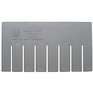 Quantum Storage Systems DS92060 Short Divider for Dividable Grid Container DG92060, Gray, 6-Pack