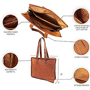 Leather Hand bag and Vintage leather Purse for Women | Leather Handbag | Top Handle Bag |Leather shoulder bag | Tote Bag | leather tote bag for women with zipper