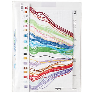 Dimensions Counted Cross Stitch Christmas Pals Ornament Kit, 6 pcs