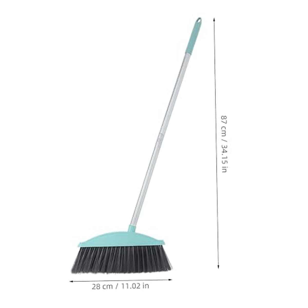 Ipetboom Outdoor and Indoor Broom Heavy Duty Floor Cleaning Broom with Long Handle Floor Sweeping Broom Long Handle Stainless Steel Indoor Broom