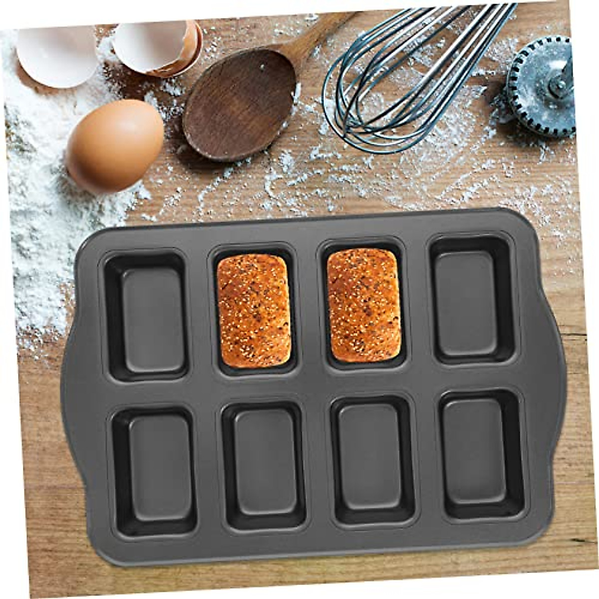 RORPOIR Square Tool Square Cake Pans Square Baking Dish Mini Loaf Tin Mini Loaf Tins Cupcake Tins Bread Pans Square Cupcake Pans Kitchen Cake Pan Small Baking Dish Brownie Muffin To Bake