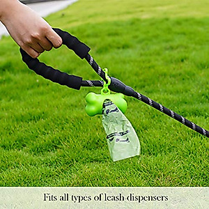 Dog Poop Bags, 60 Rolls / 900 Count Dog Waste Bags with Dispenser and Leash Clip, Unscented, Extra Thick and Strong Poop Bags for Dogs