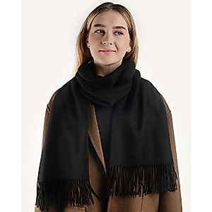 FURTALK Womens Pashmina Shawl Wraps Cashmere Feel Winter Scarf Soft Warm Blanket