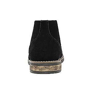 Bruno Marc Men's Black Casual Suede Leather Chukka Dress Boots Lace Up Desert Boots Size 10.5 M US URBAN-01