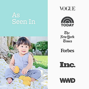 MONICA + ANDY Organic Cotton Muslin Baby Blanket - Unisex Crib and Tummy Time Blankets for Girl or Boy - Infant, Toddler, or Big Kid Blanket - 47”x47” (Pink Cabana Stripe)