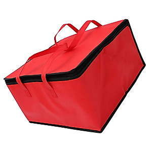 PRETYZOOM 2pcs Seafood Storage Catering Thermal Food Carrier Thermal Food Hot Catering Insulated Thermal Shopping Commercial Aluminum Meat Box