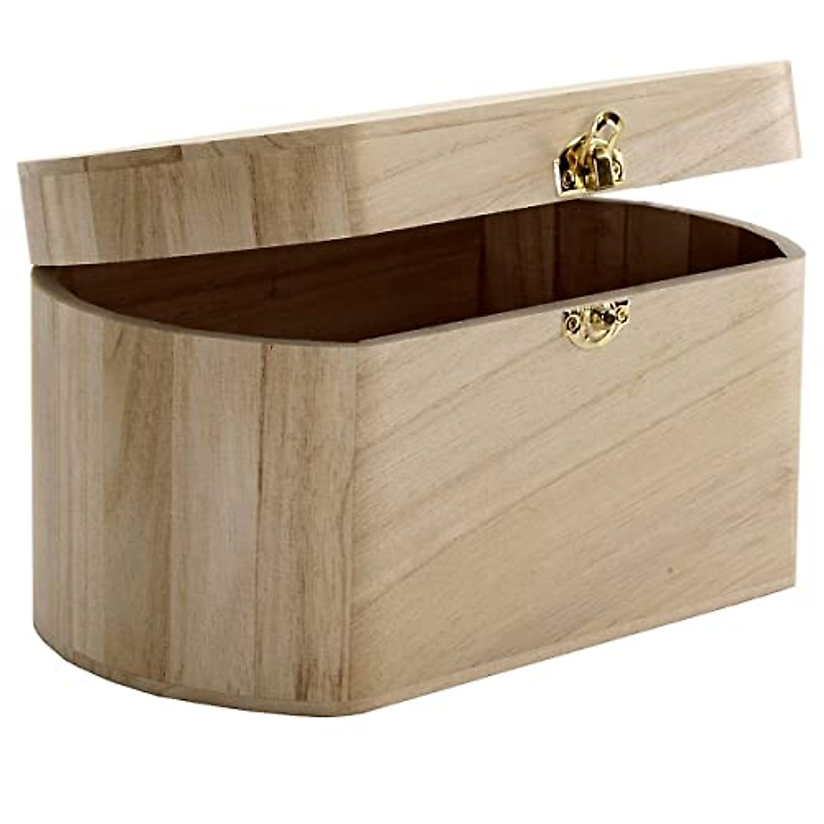 Darice Wood Box with Hinged Lid 14.6 x 24.6 x 13.6mm